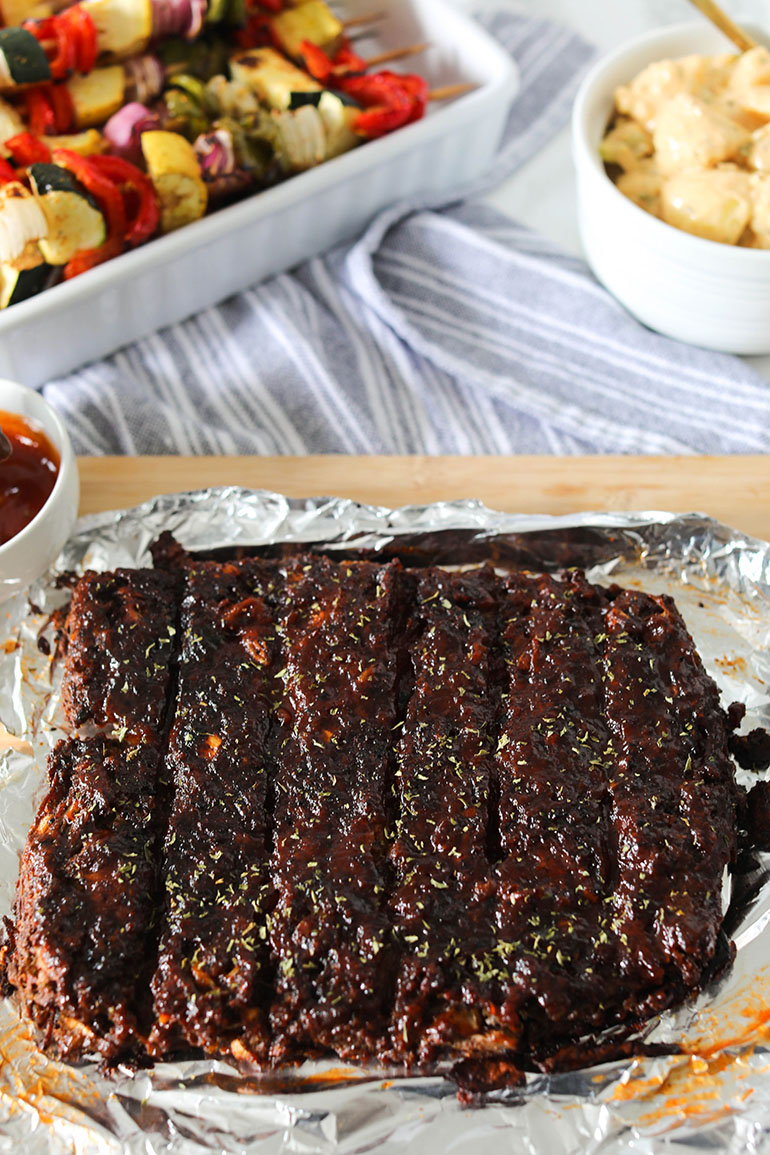Easy Vegan BBQ Ribs [+VIDEO] | ICanYouCanVegan